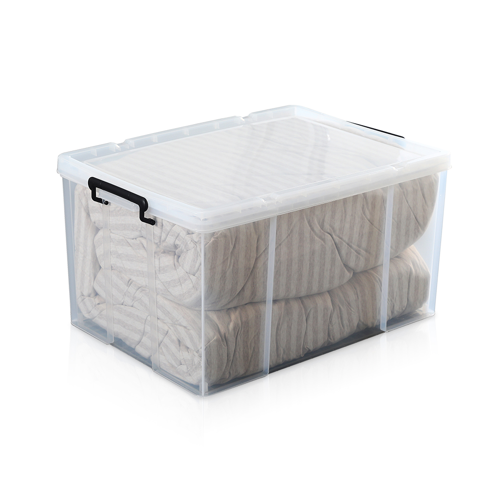 Clear stackable large plastic storage bins | Storage Bins Wholesale
