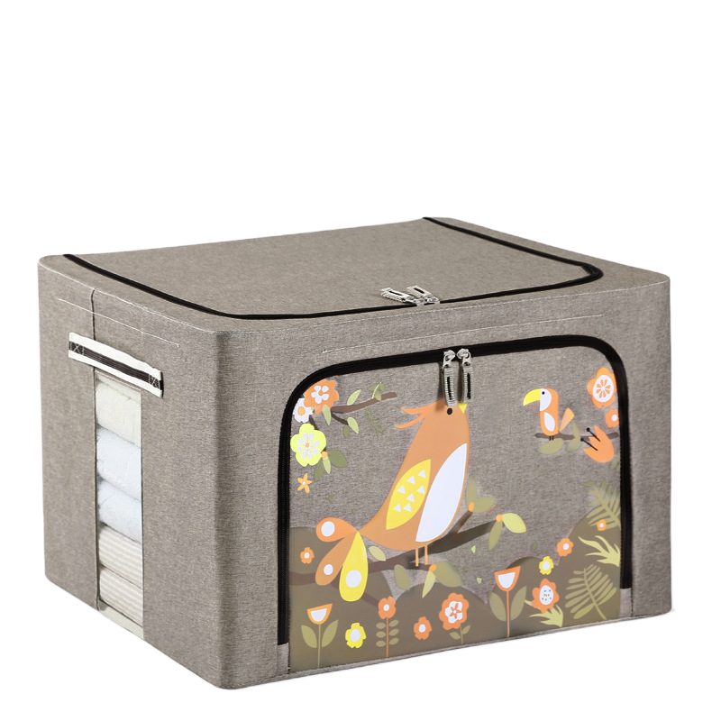 Cute animal print folding storage bins | Storage Bins Wholesale