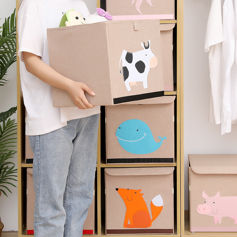 Delicate children's doldable canvas storage box | Storage Bins Wholesale