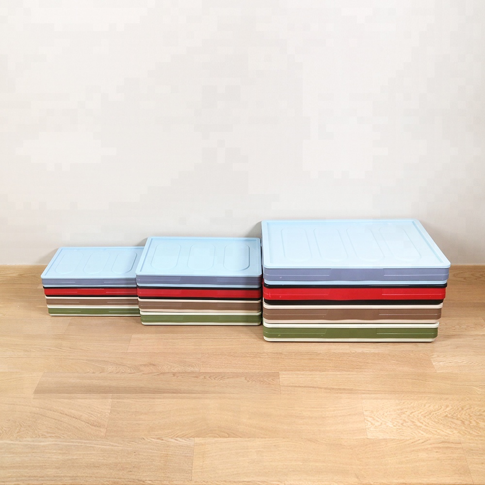 Durable collapsible solid plastic storage bin | Storage Bins Wholesale