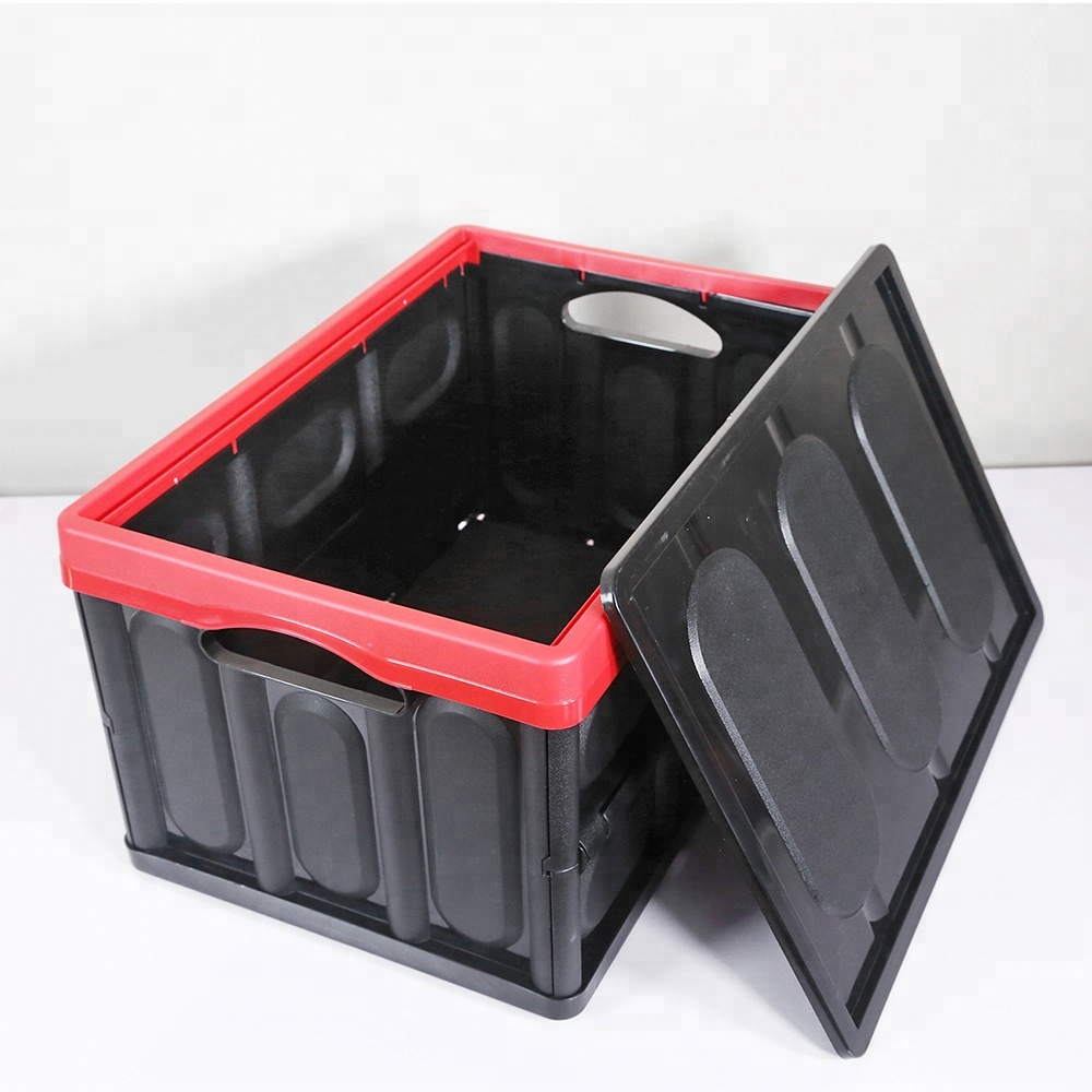 Durable collapsible solid plastic storage bin | Storage Bins Wholesale