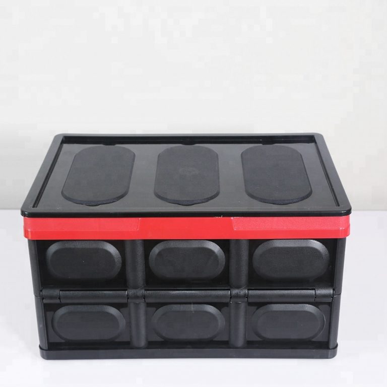 Durable collapsible solid plastic storage bin | Storage Bins Wholesale