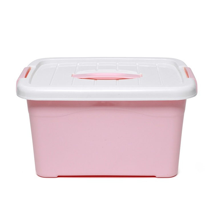 Pretty pink plastic storage bins | Storage Bins Wholesale