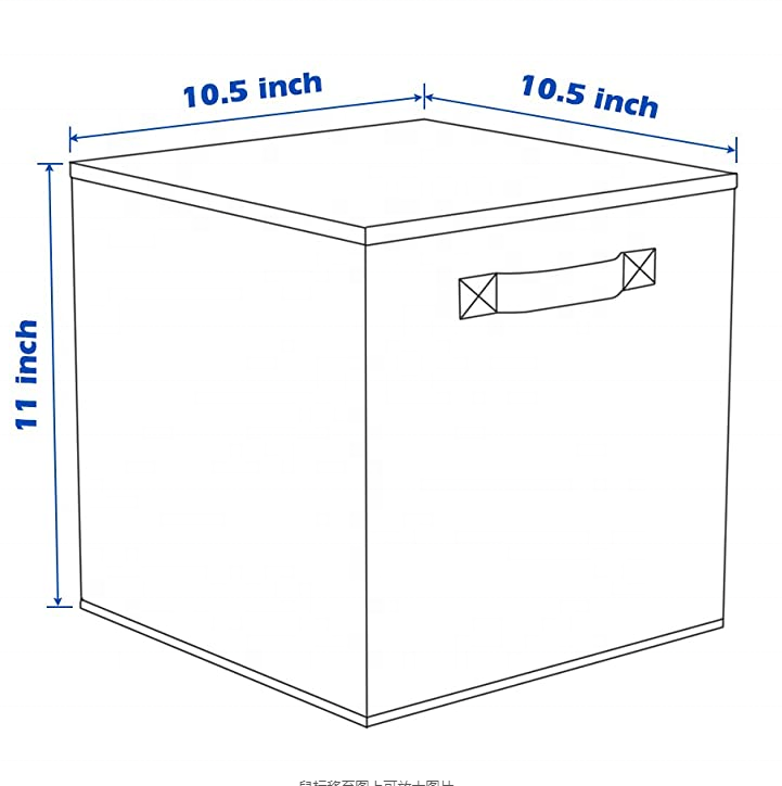 Stylish blue collapsible storage box | Storage Bins Wholesale