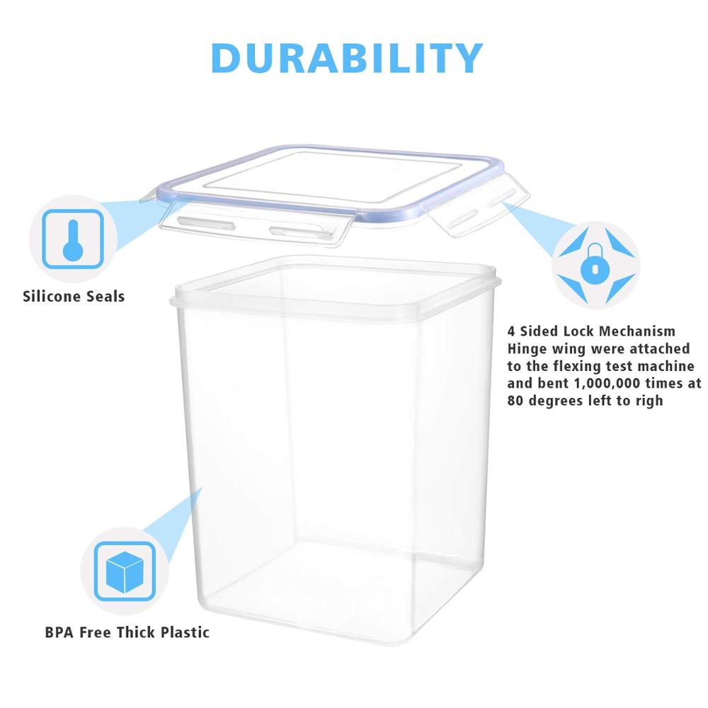 Large square food storage box | Storage Bins Wholesale