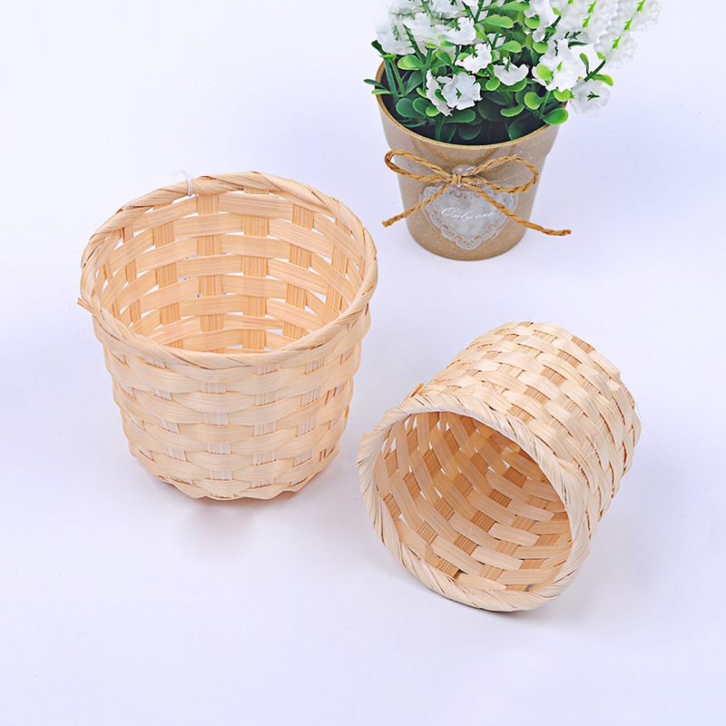 Mini premium bamboo storage basket | Storage Bins Wholesale
