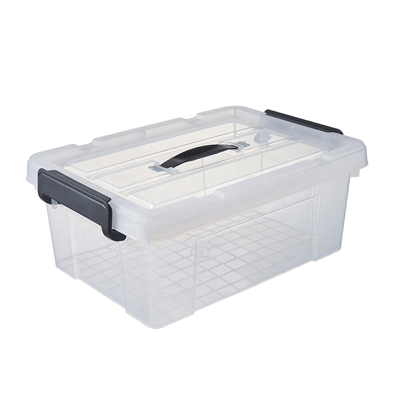 Plastic container with handle for storage | Storage Bins Wholesale