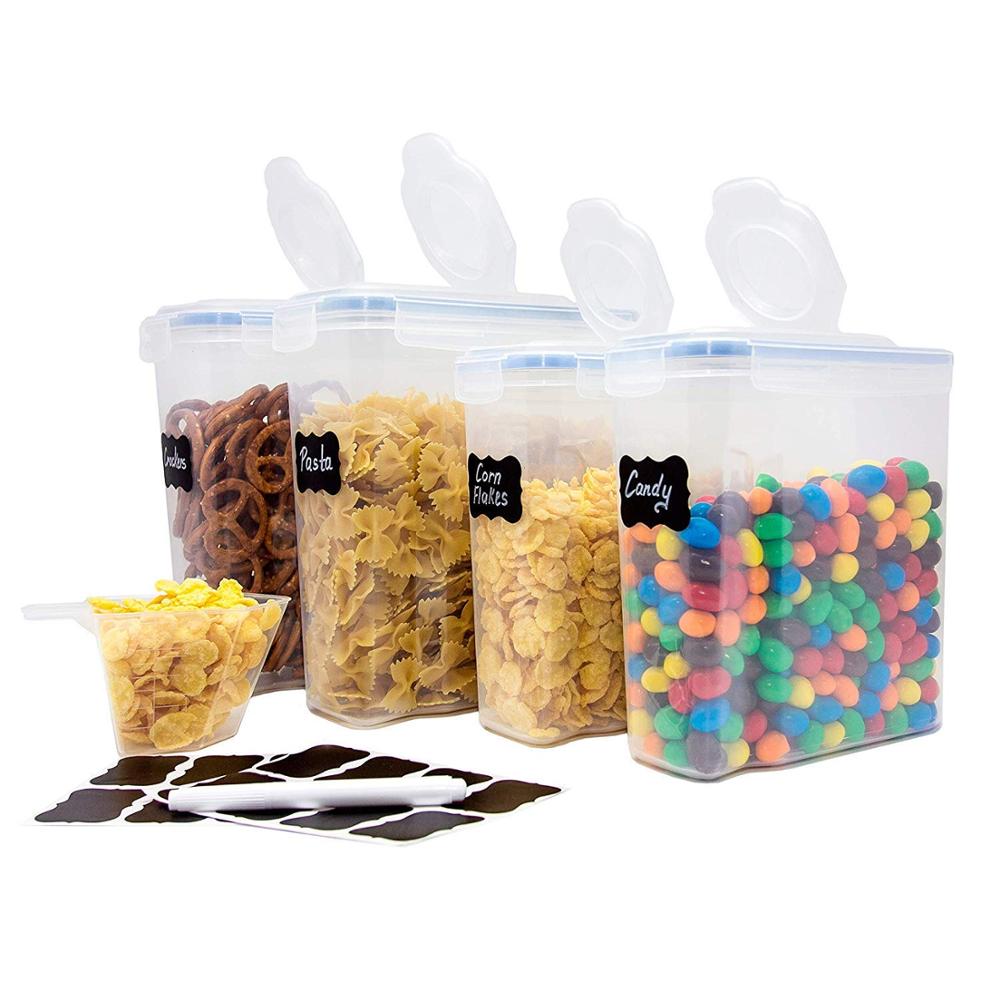 Plastic food storage containers with lids | Storage Bins Wholesale