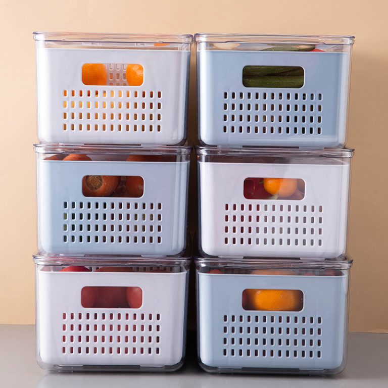 Split design refrigerator storage box | Storage Bins Wholesale