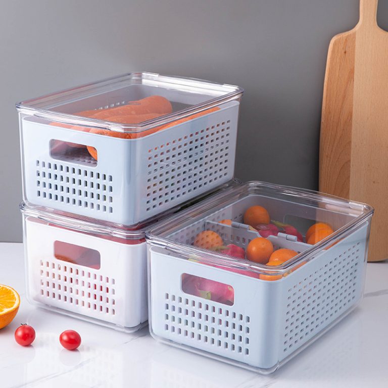 Split design refrigerator storage box | Storage Bins Wholesale