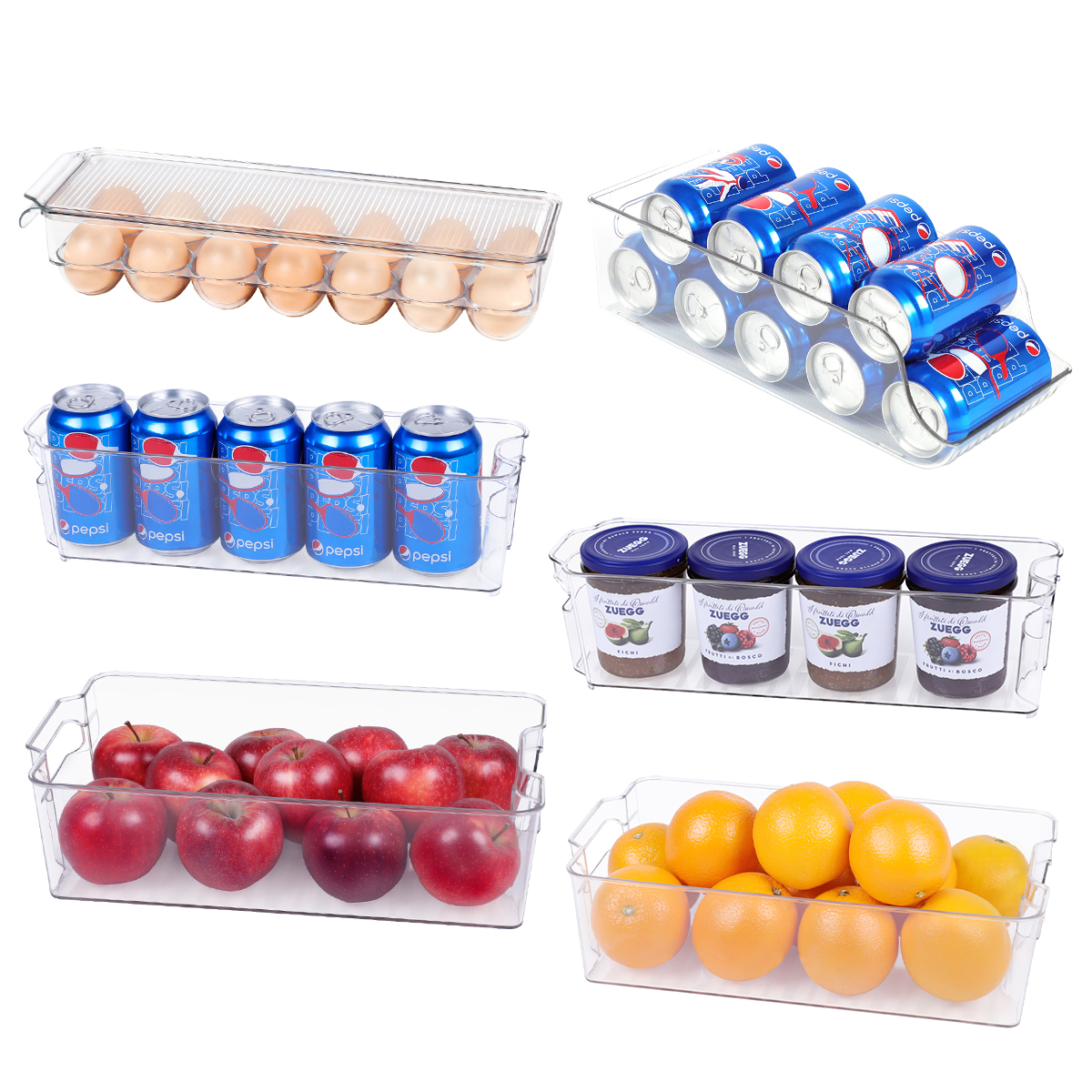 Transparent high quality refrigerator storage box | Storage Bins Wholesale