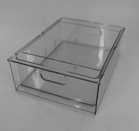Transparent home stackable storage bins | Storage Bins Wholesale