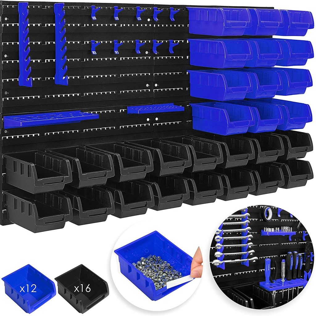 Wall-mounted colorful stackable storage bins | Storage Bins Wholesale