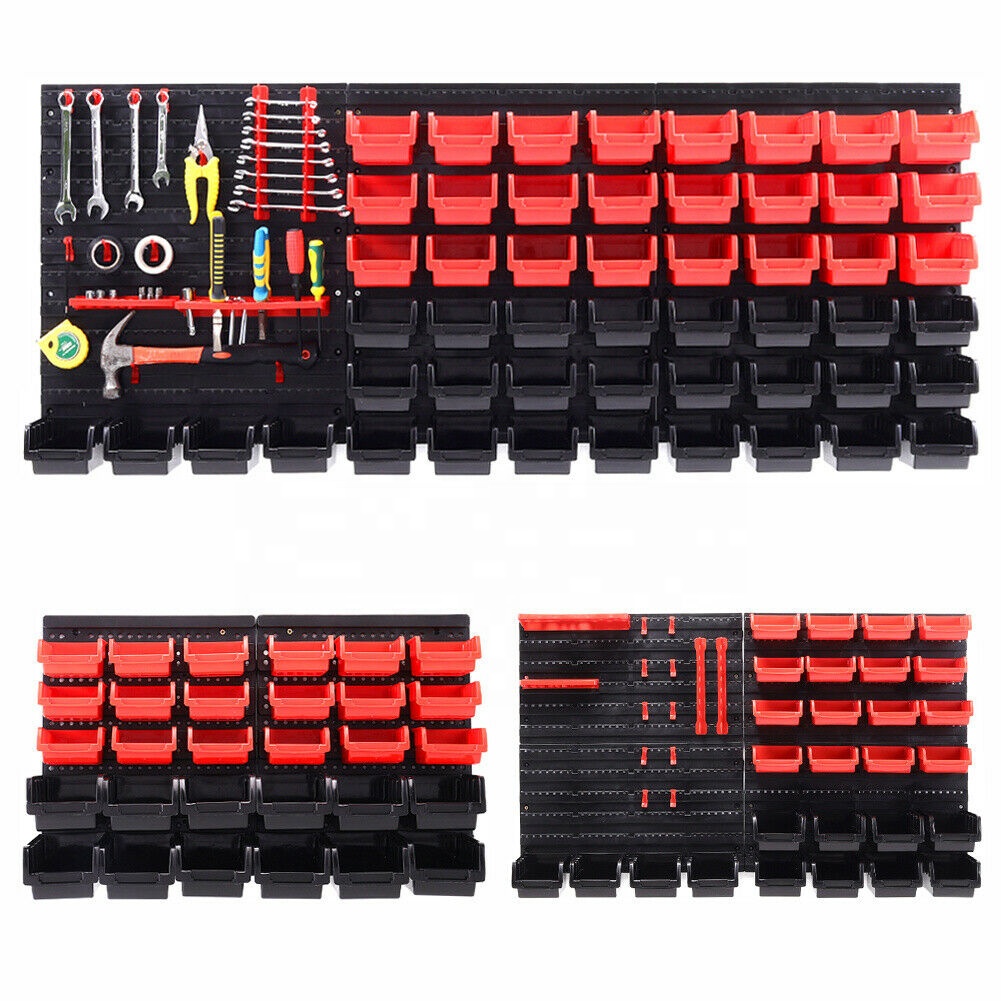 Wall-mounted colorful stackable storage bins | Storage Bins Wholesale