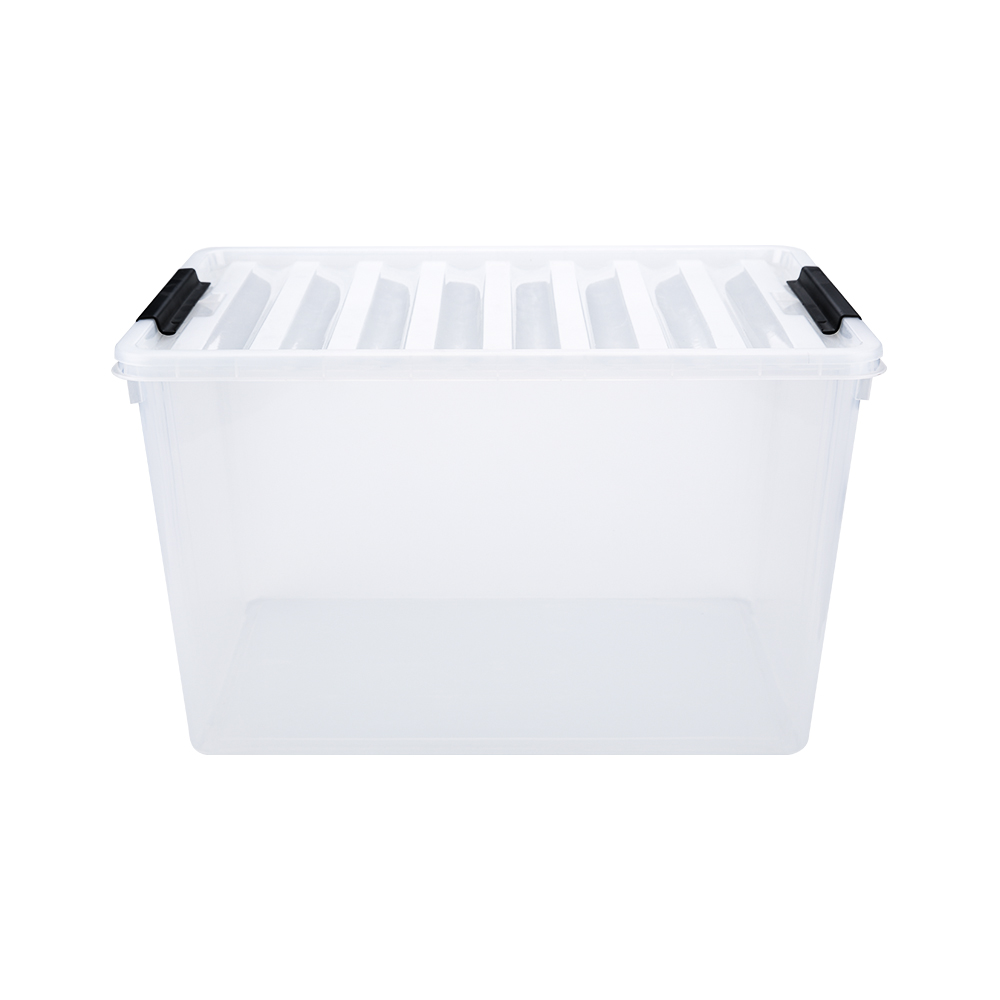 White transparent plastic storage bins | Storage Bins Wholesale