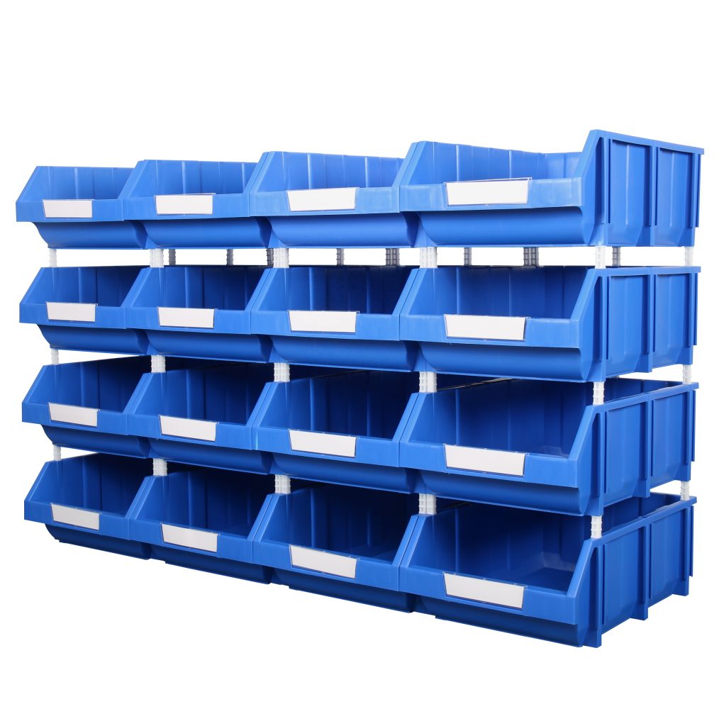 Wholesale blue stackable storage boxes | Storage Bins Wholesale