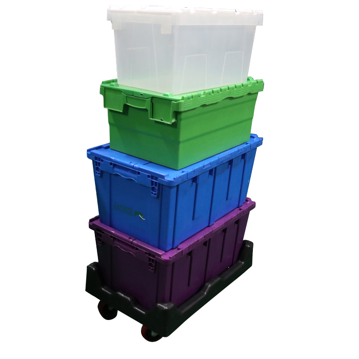 Large purple shipping plastic tub | Storage Bins Wholesale
