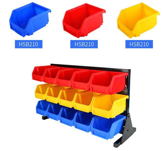 Red sturdy stackable storage box | Storage Bins Wholesale