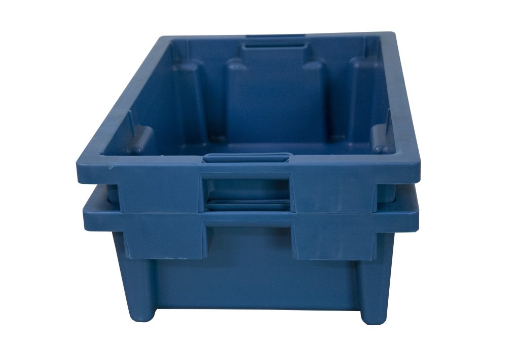 Stackable sturdy shipping plastic tub | Storage Bins Wholesale